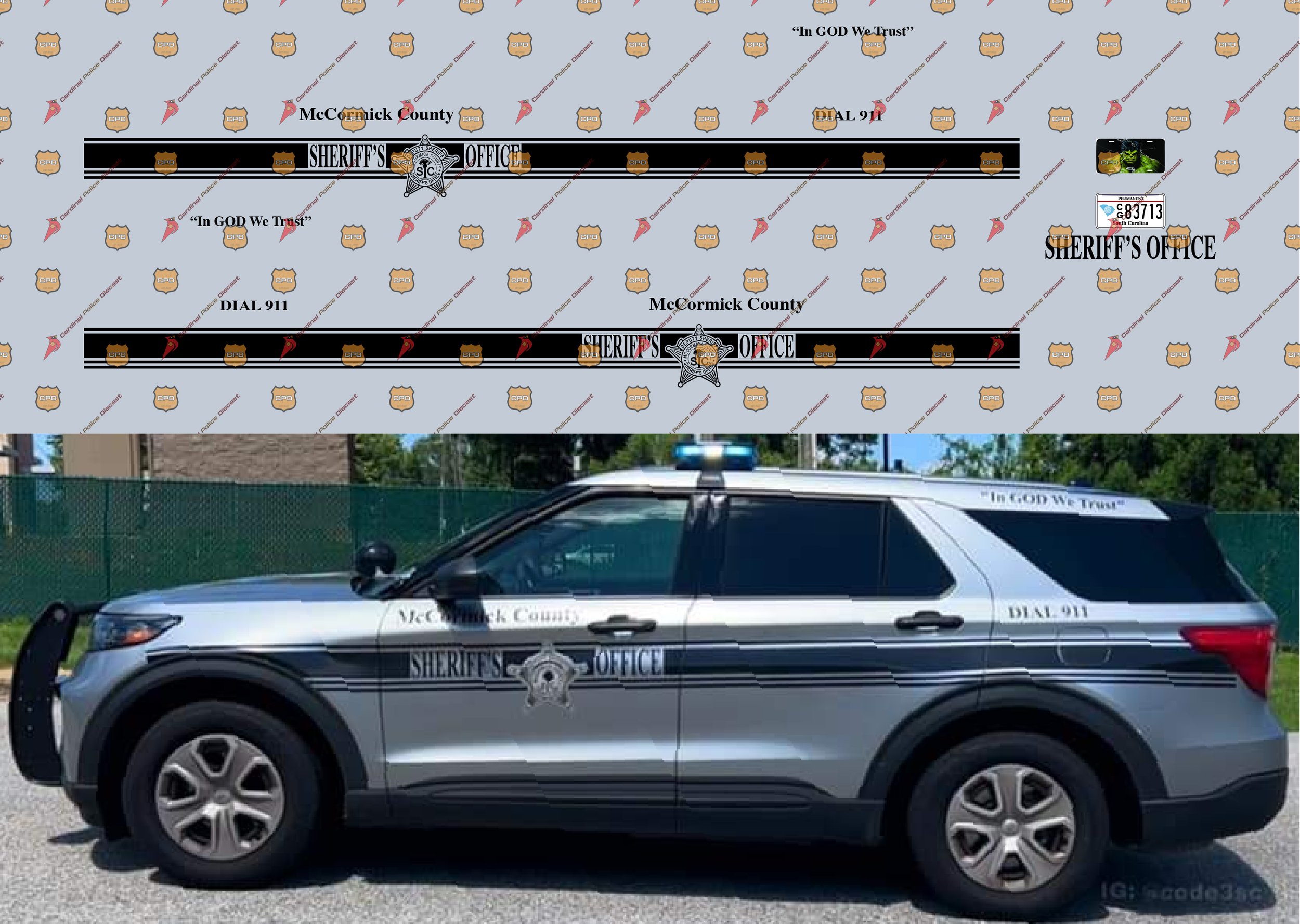 Shawnee, KS Police Department — Cardinal Police Diecast