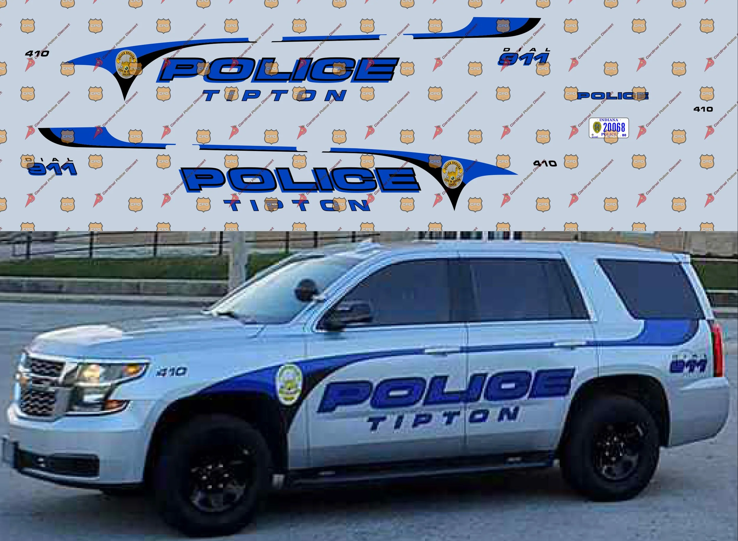 Warren, MA Police Department — Cardinal Police Diecast