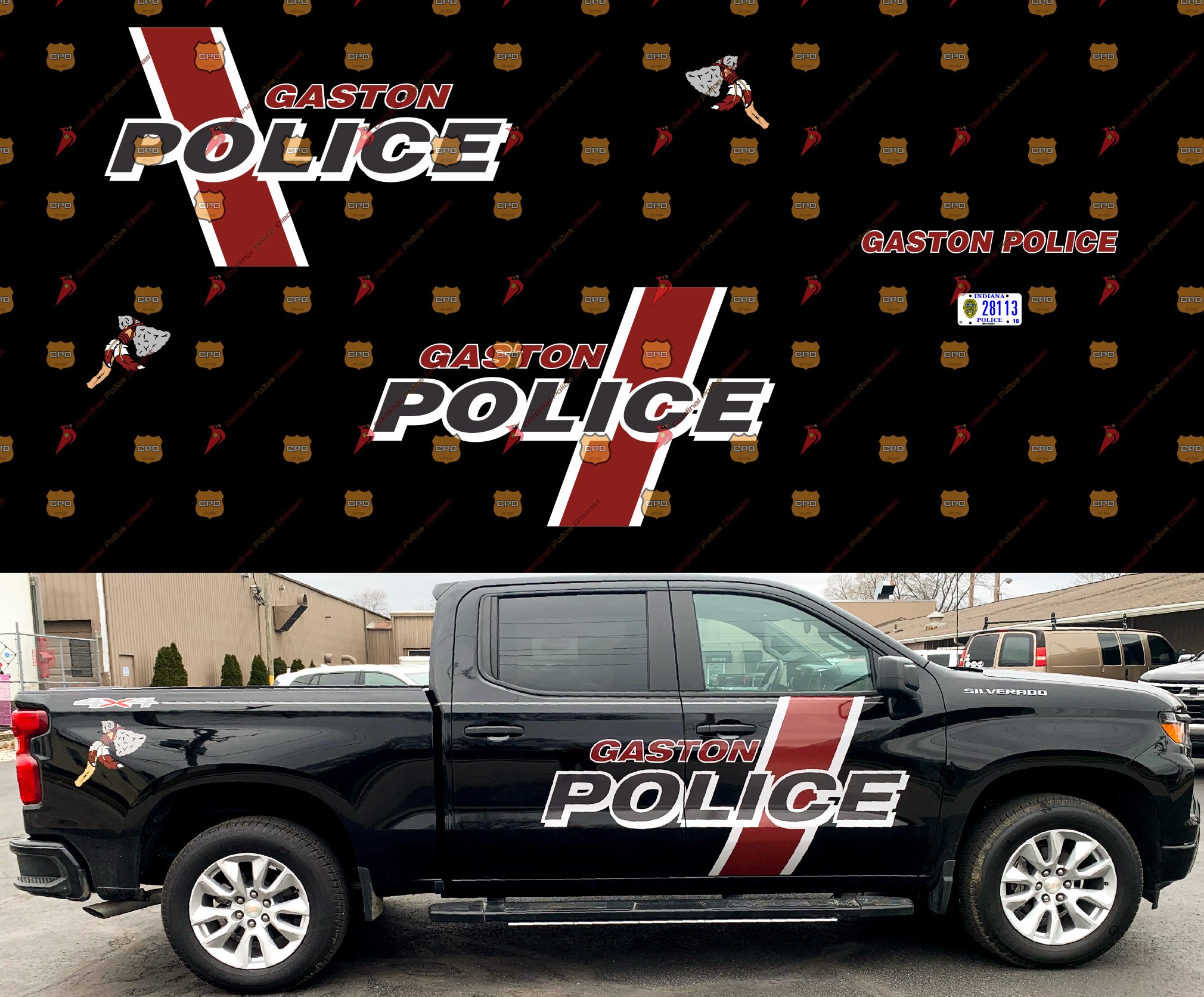 Daytona Beach, FL Police Department 2020 Graphics — Cardinal Police Diecast