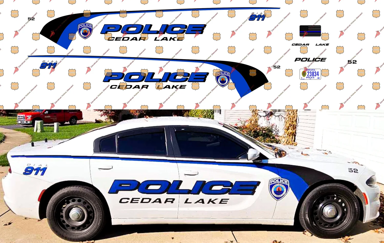 Georgia State Patrol — Cardinal Police Diecast