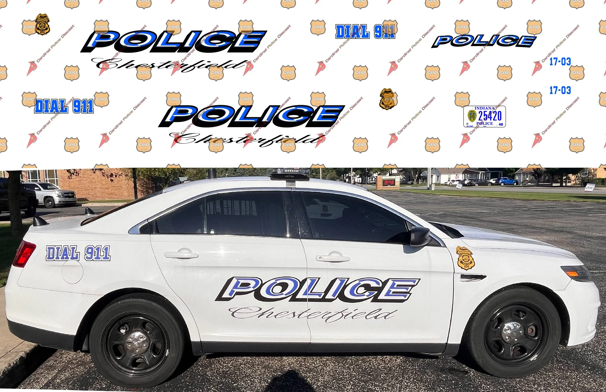 Hartselle, AL Police Department — Cardinal Police Diecast