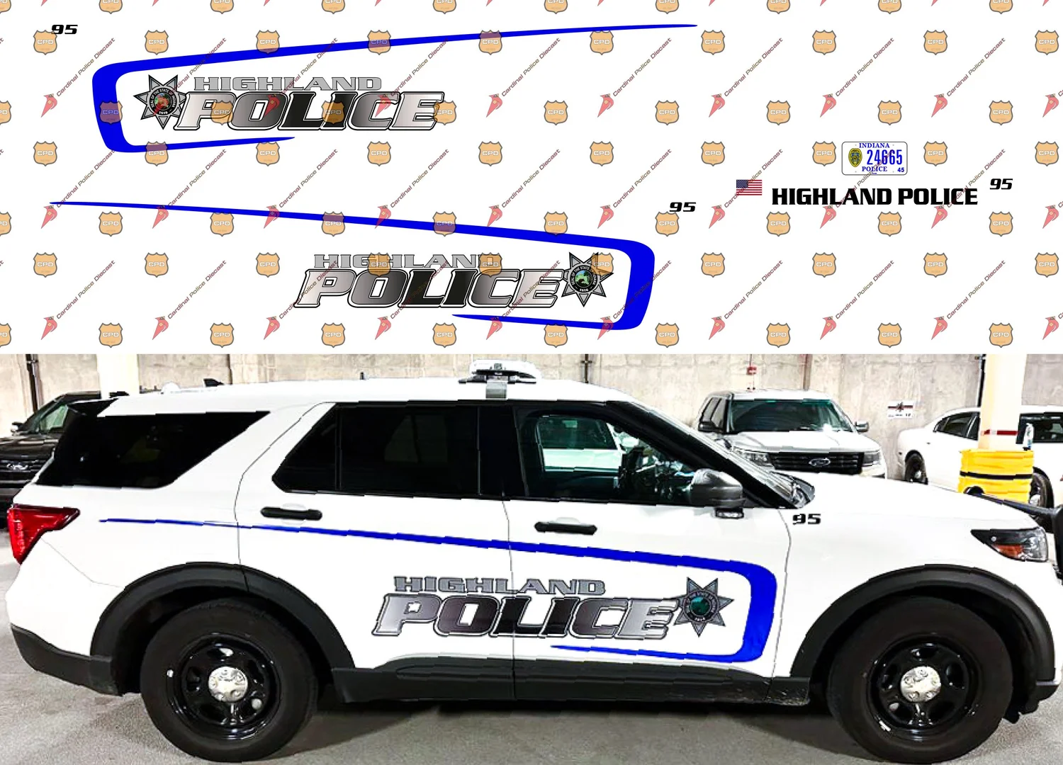 Norfolk, VA Police Department 2024 Graphics — Cardinal Police Diecast