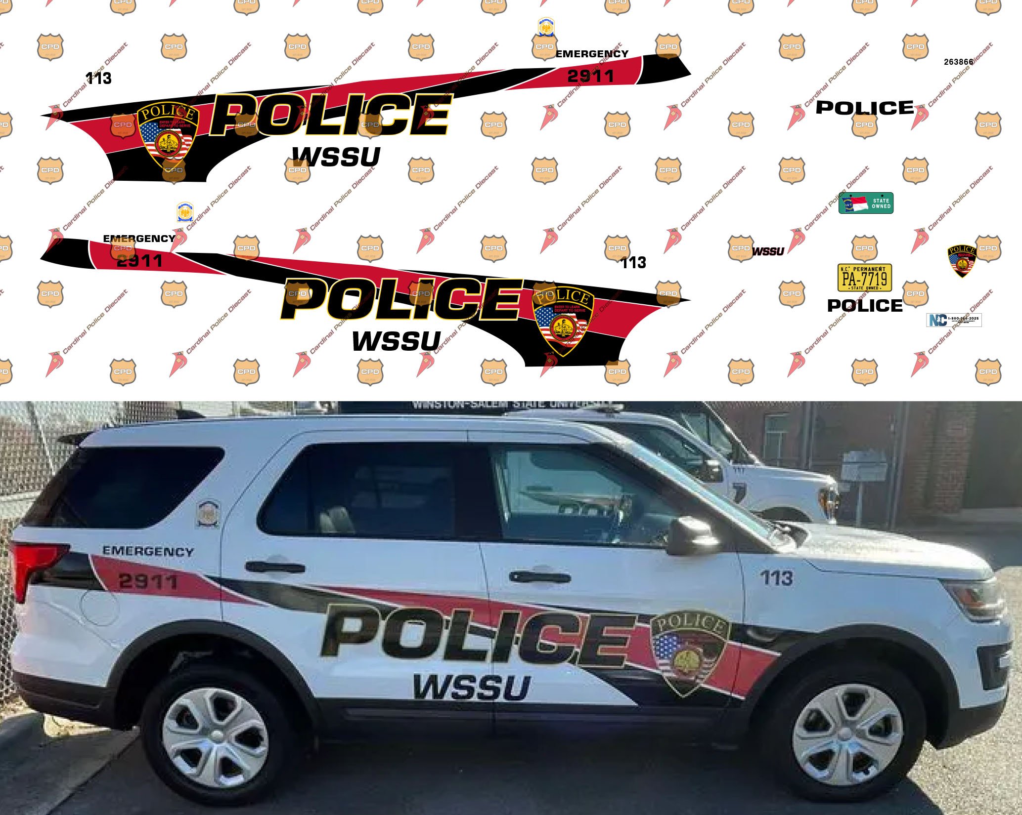 Rifle, CO Police Department — Cardinal Police Diecast