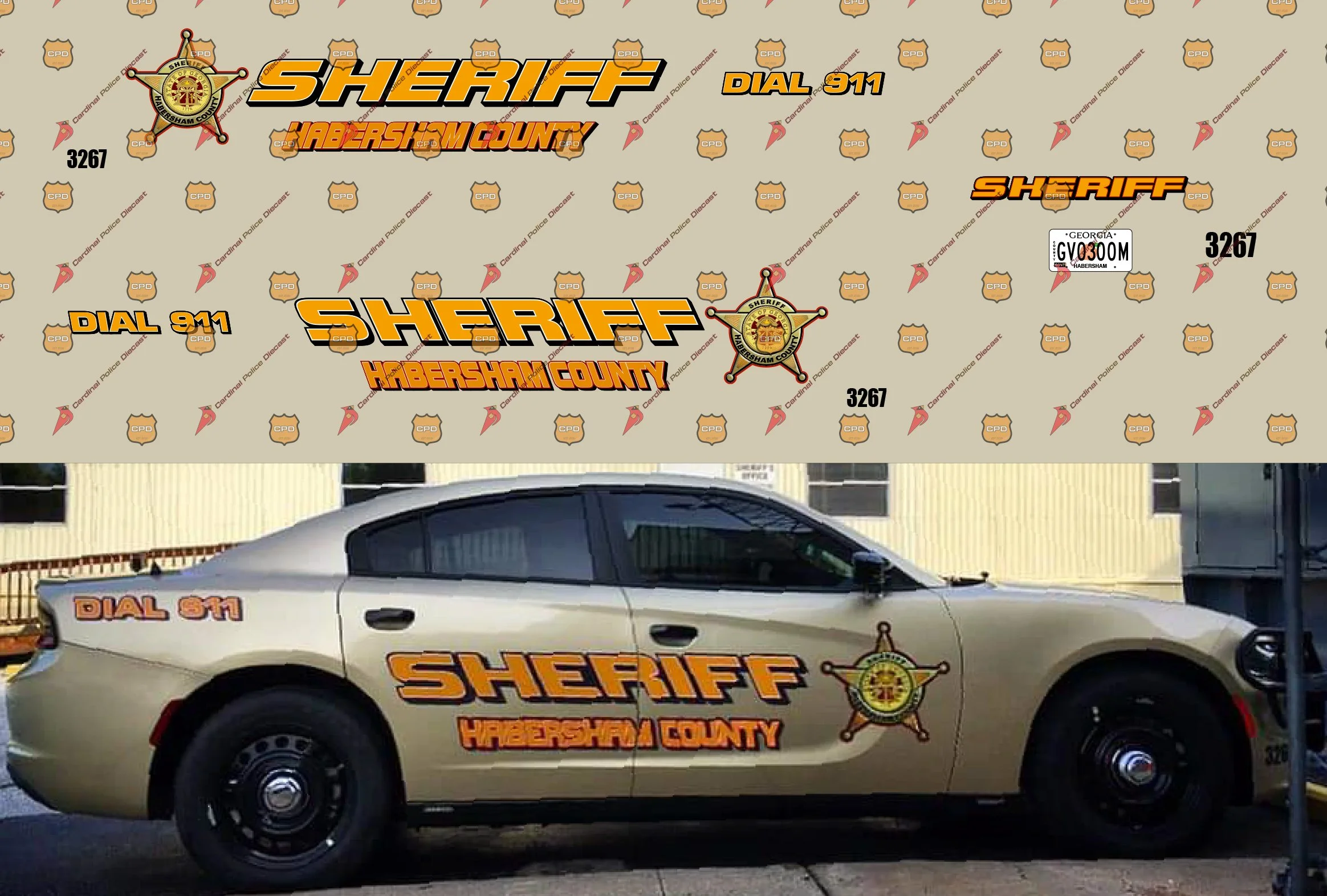 Stokes County, NC Sheriff's Office — Cardinal Police Diecast