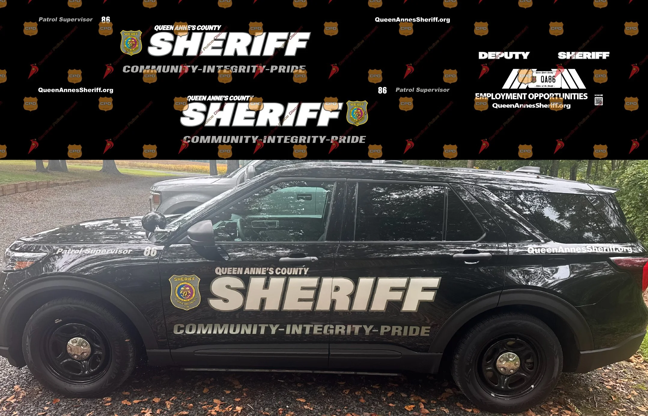 Queen Anne's County, MD Sheriff's Office — Cardinal Police Diecast