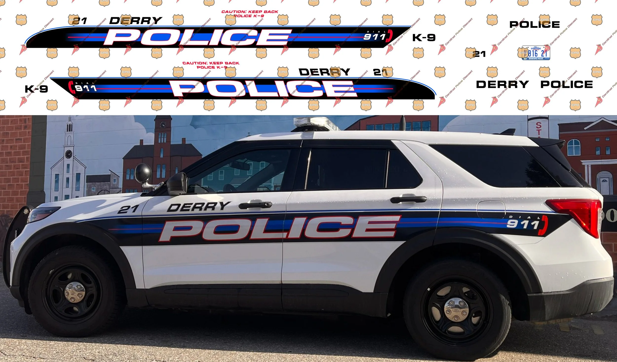 Evergreen Park, IL Police Department — Cardinal Police Diecast