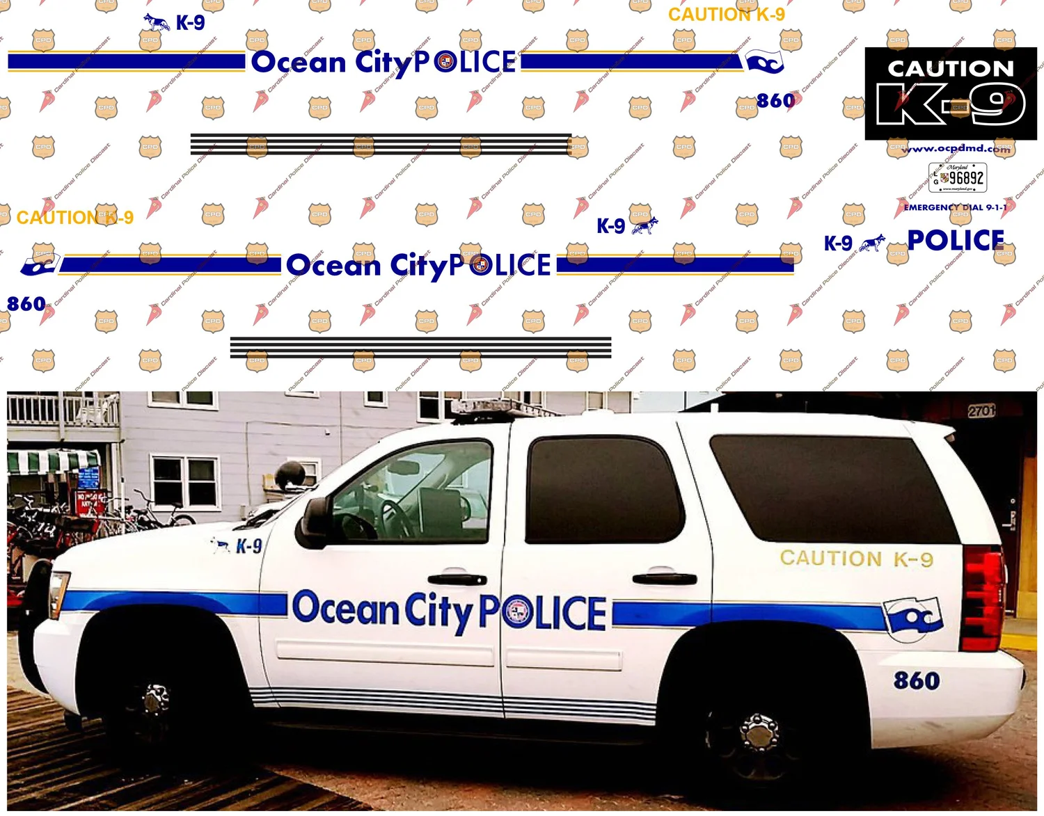 Rhode Island State Police — Cardinal Police Diecast