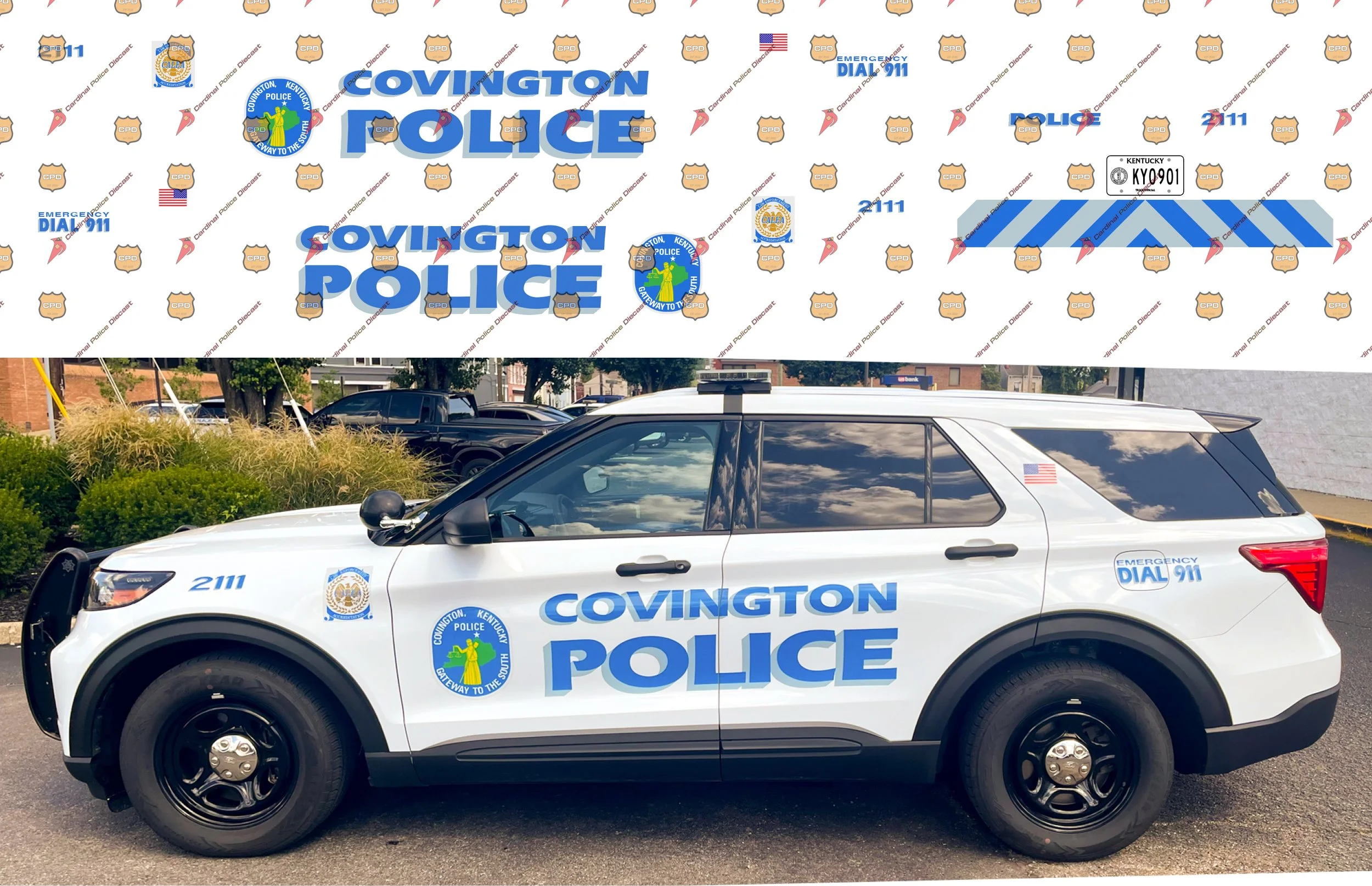 Norfolk, VA Police Department 2024 Graphics — Cardinal Police Diecast