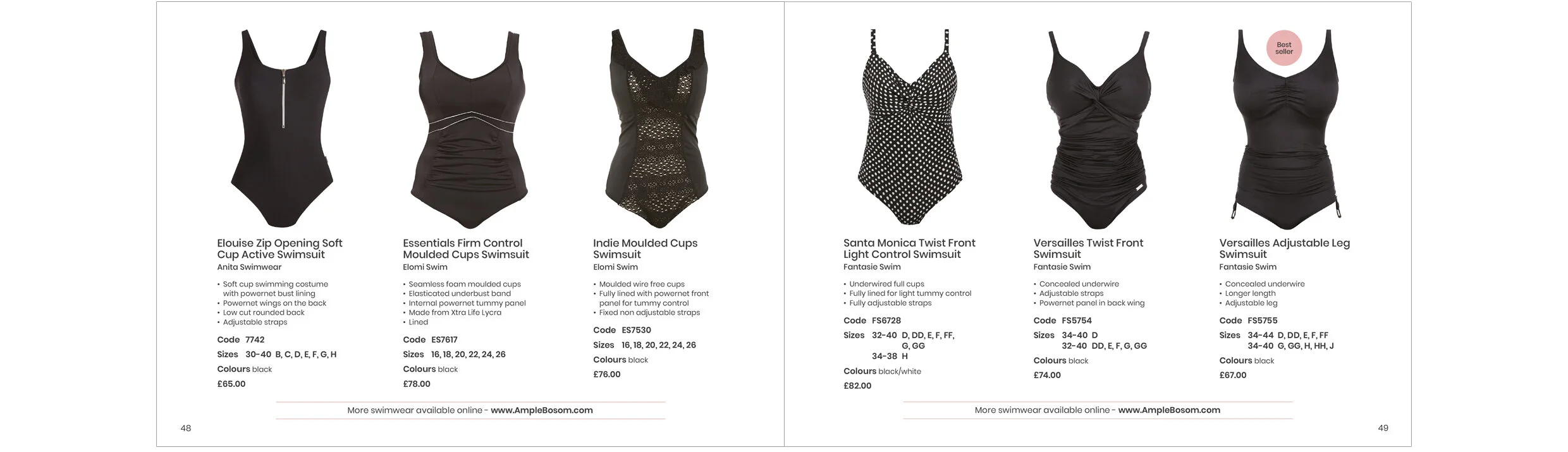 Ample Bosom Online Lingerie Retailer — Emma Long Graphic Design