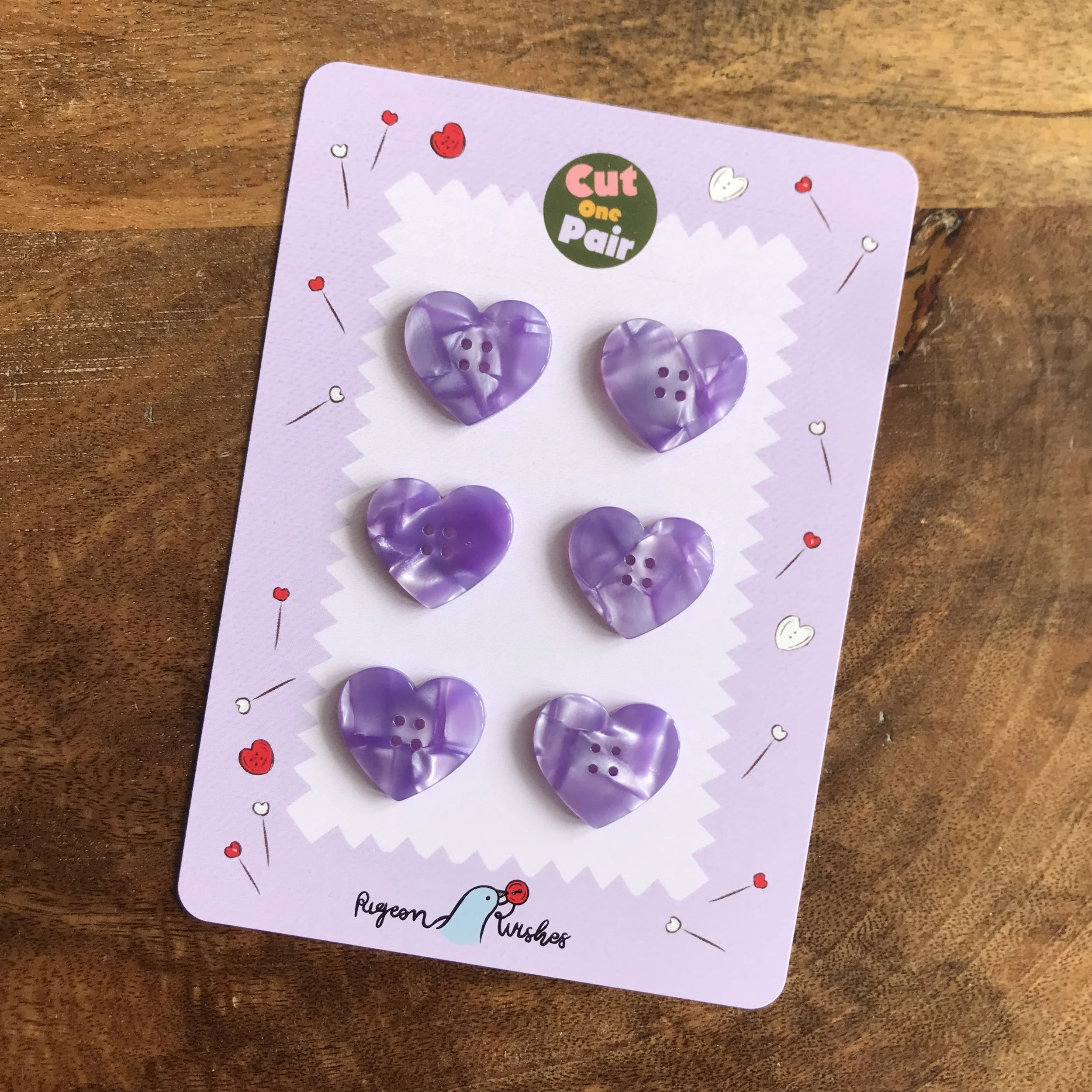 Paige Joanna x Pigeon Wishes Buttons - Ice Cream Sorbet — HEY SEW SISTER