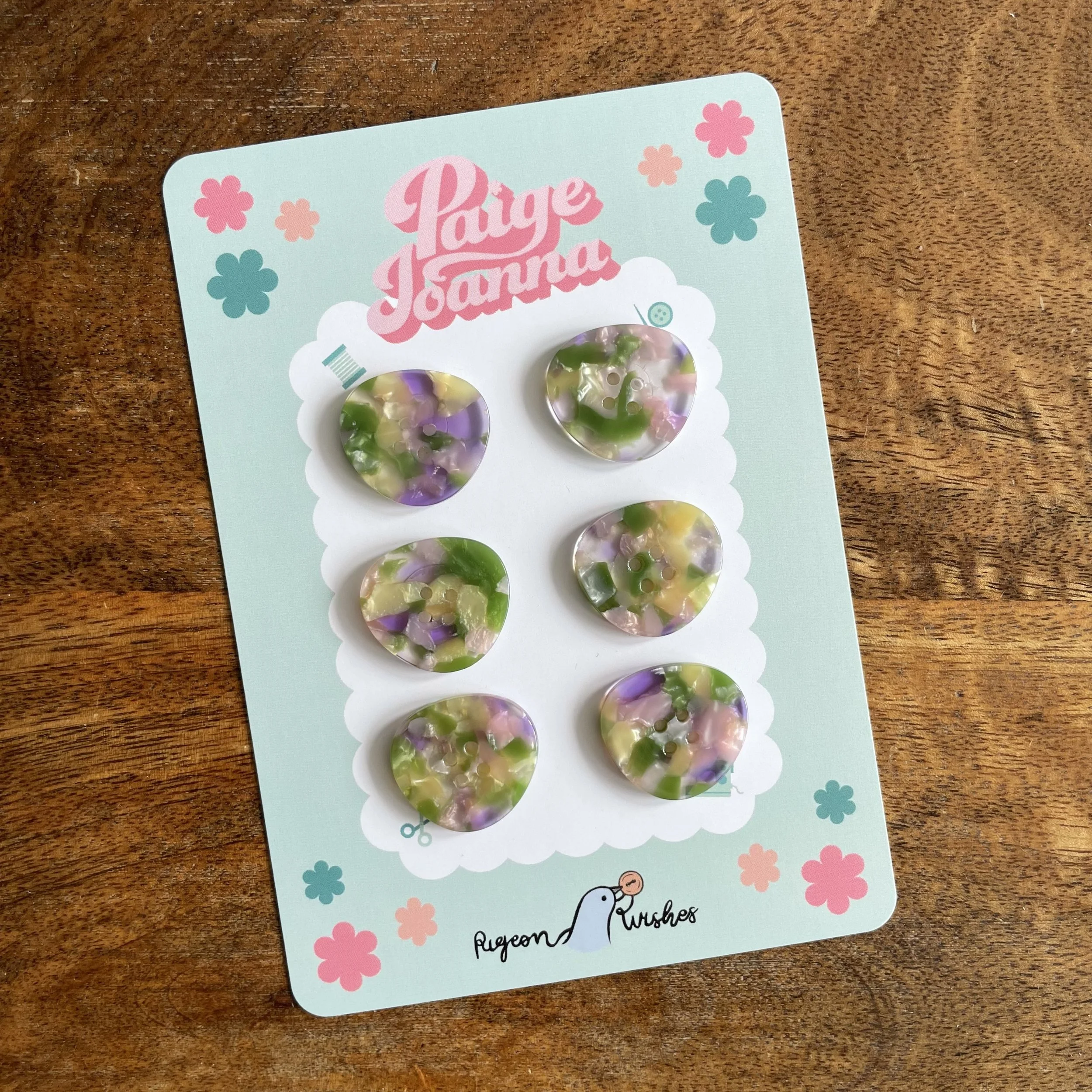 Paige Joanna x Pigeon Wishes Buttons - Macaroons — HEY SEW SISTER
