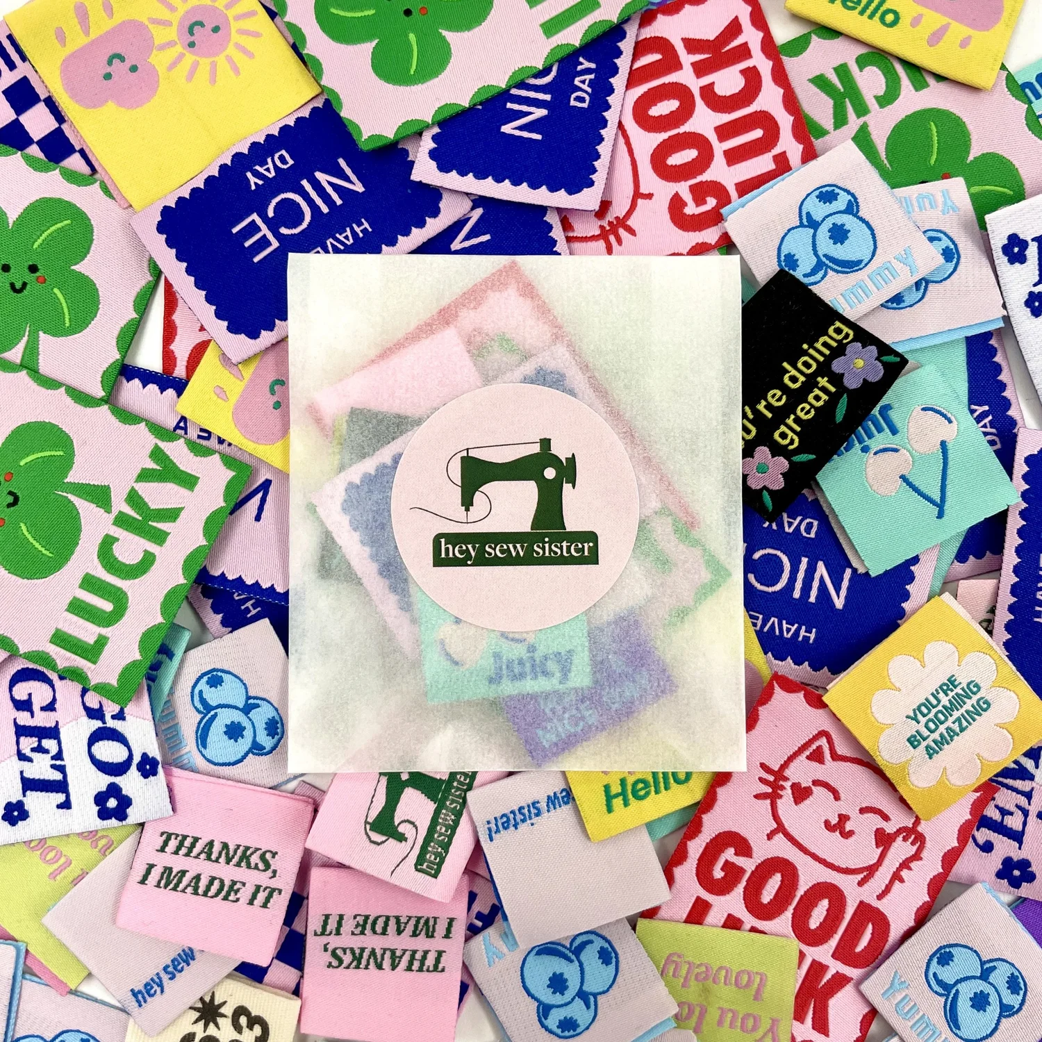 The Happy 2025! Collection - Woven Sewing Labels by Hey Sew Sister ...