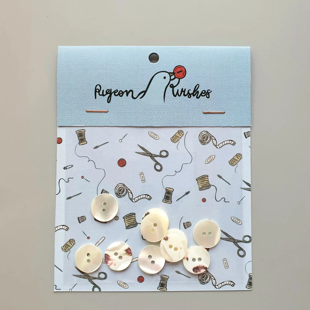 Paige Joanna x Pigeon Wishes Buttons - Ice Cream Sorbet — HEY SEW SISTER