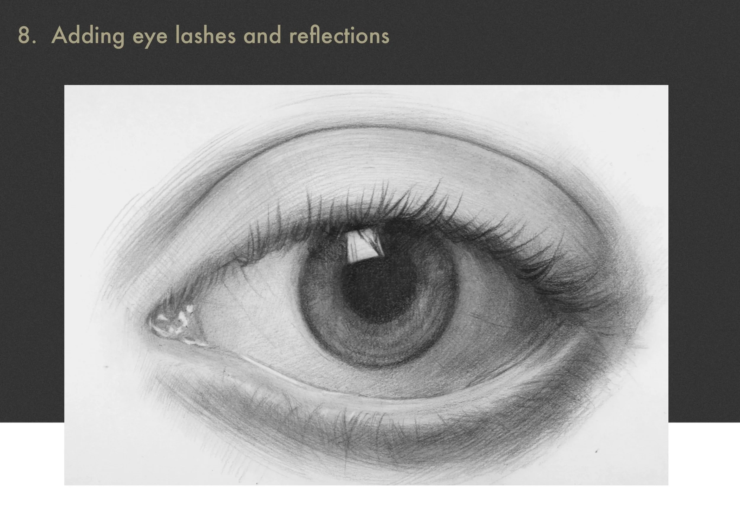 Reflection In Eyes Drawing