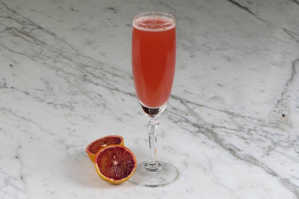 BLOOD ORANGE MIMOSAS - Freshly Squeezed Cocktail — Prep My Recipe