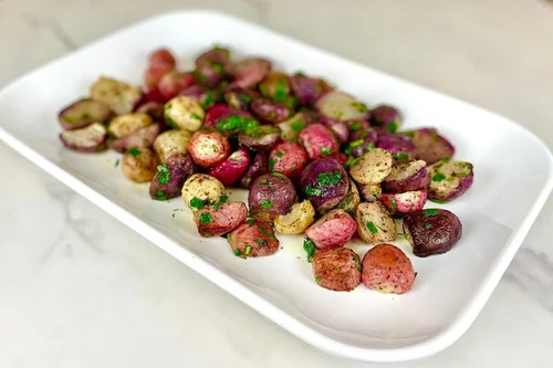 ROASTED RAINBOW RADISHES - Healthy Side Dish Recipe! — Prep My Recipe
