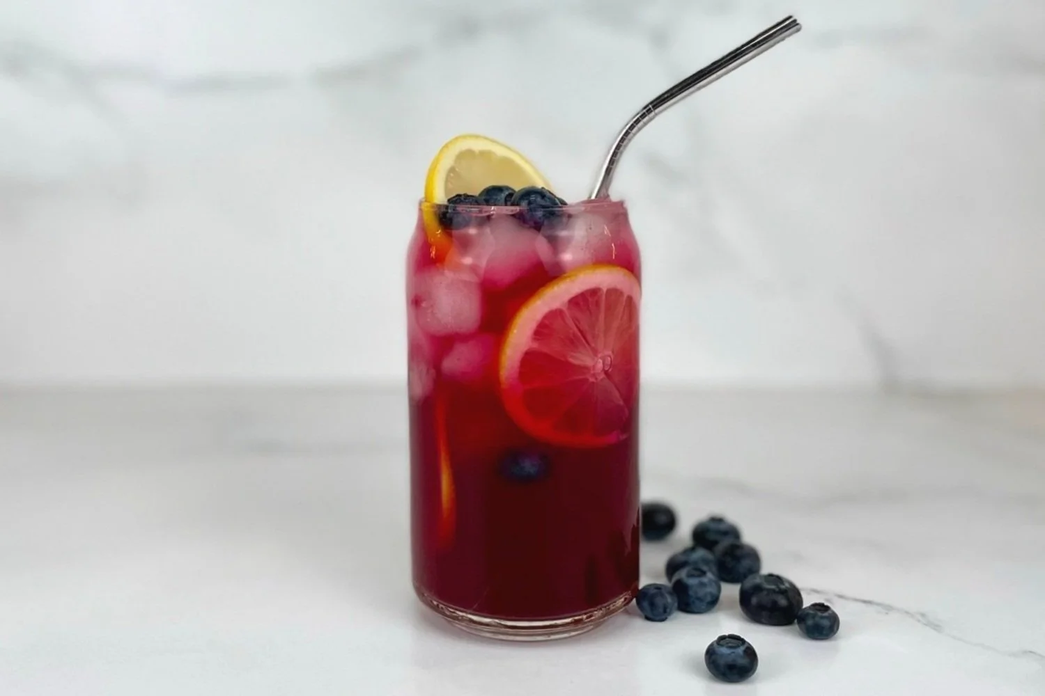 SPARKLING BLUEBERRY LEMONADE - Ultimate summer drink! — Prep My Recipe