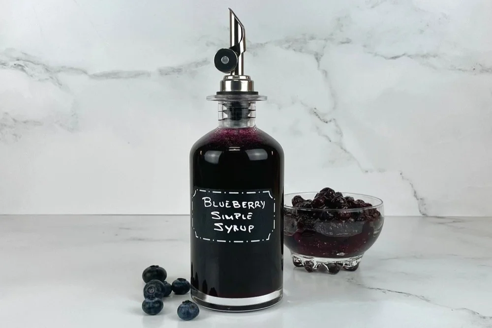 BLUEBERRY SIMPLE SYRUP - Bursting with Flavor! — Prep My Recipe