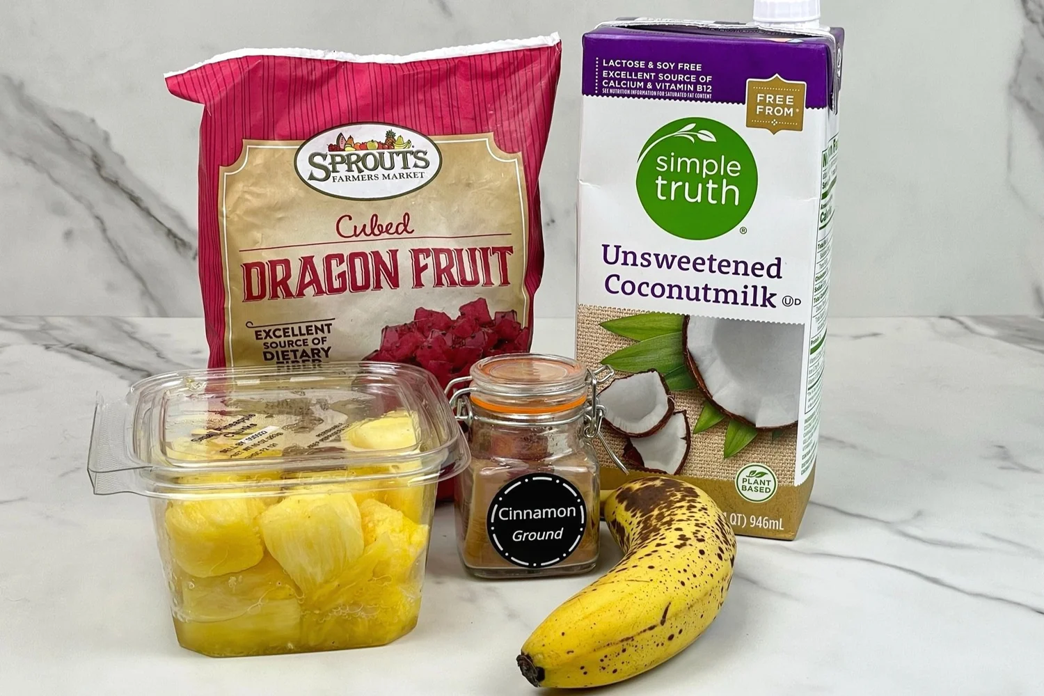 TROPICAL DRAGON FRUIT SMOOTHIE (Non-Dairy) — Prep My Recipe