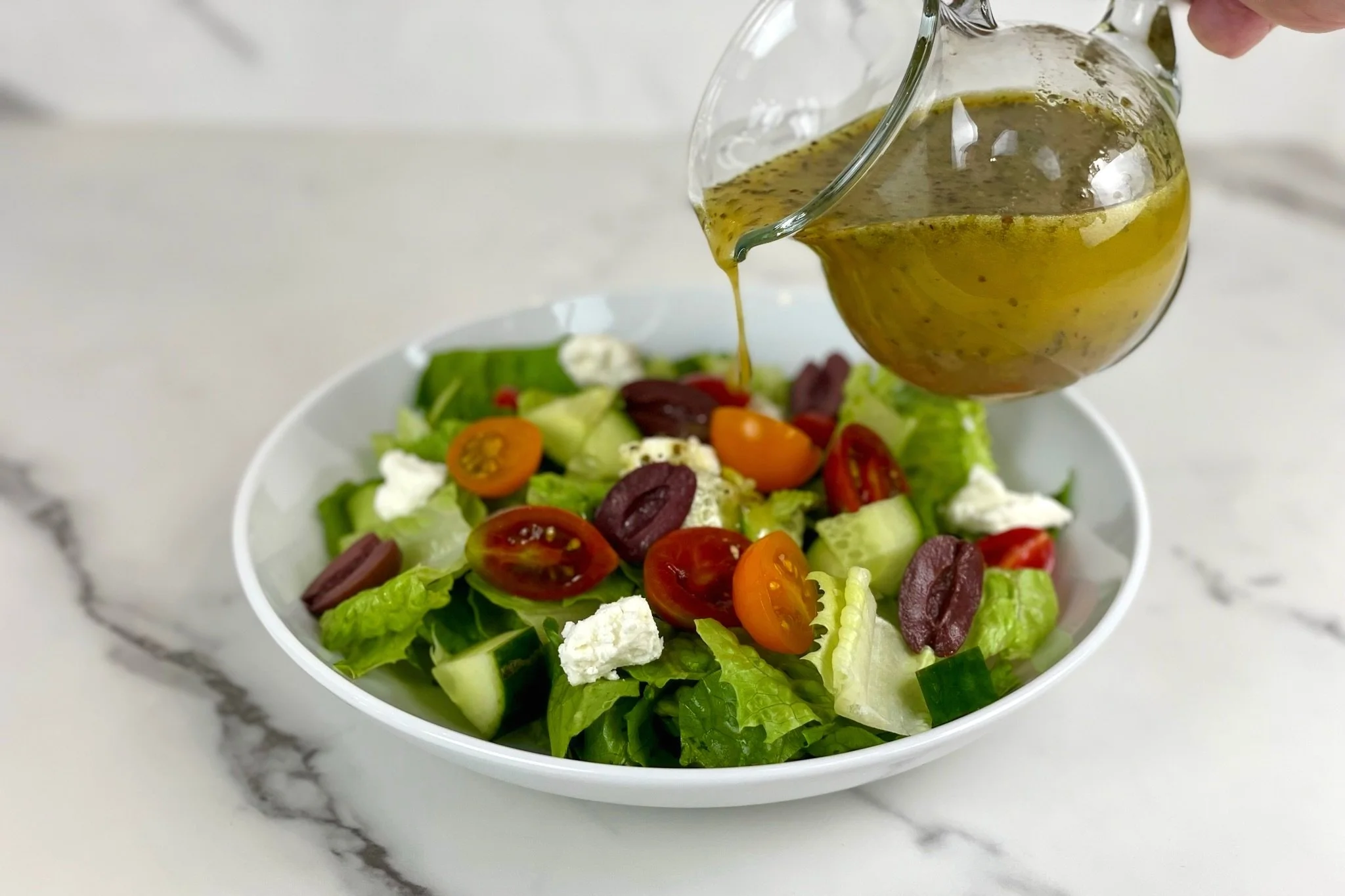 EASY GREEK SALAD DRESSING - Wonderfully Tangy! — Prep My Recipe