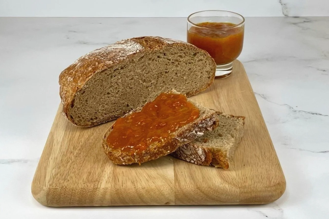 HONEY WHEAT COUNTRY BREAD - No Knead, One Pot Recipe! — Prep My Recipe