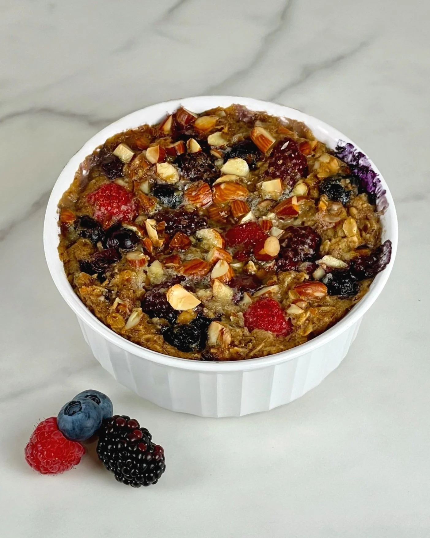 BERRY BAKED OATMEAL (Single Serving) - Delicious! — Prep My Recipe
