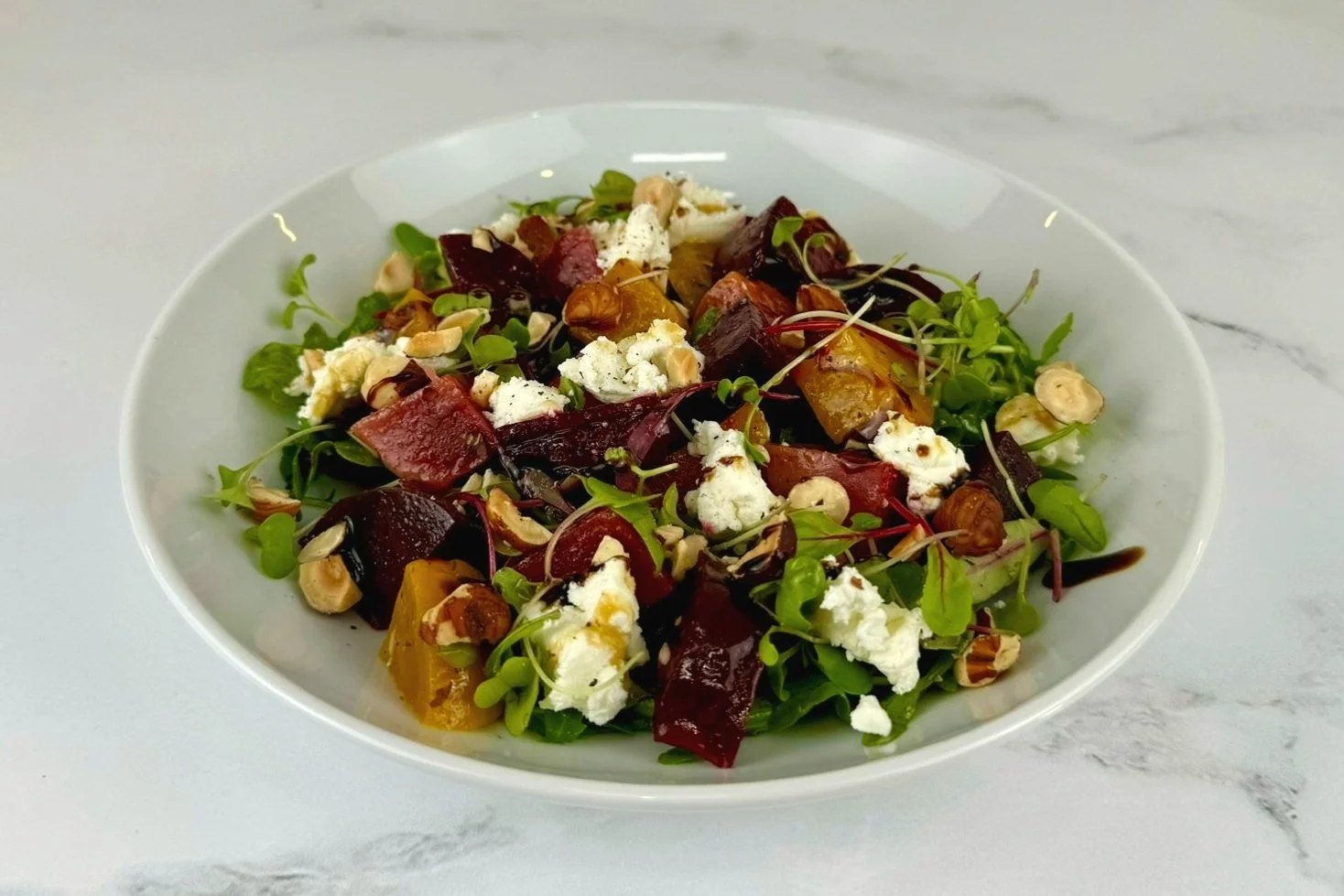 ROASTED BEET SALAD with GOAT CHEESE - Delicious! — Prep My Recipe