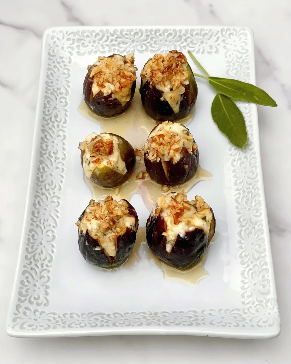 BAKED FIGS with GOAT CHEESE - Great Holiday Appetizer — Prep My Recipe