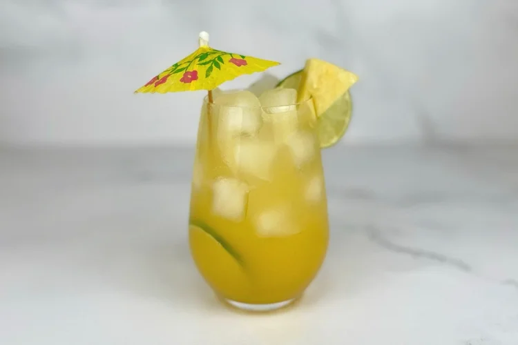 SPARKLING PINEAPPLE MOCKTAIL - Refreshing Drink! — Prep My Recipe