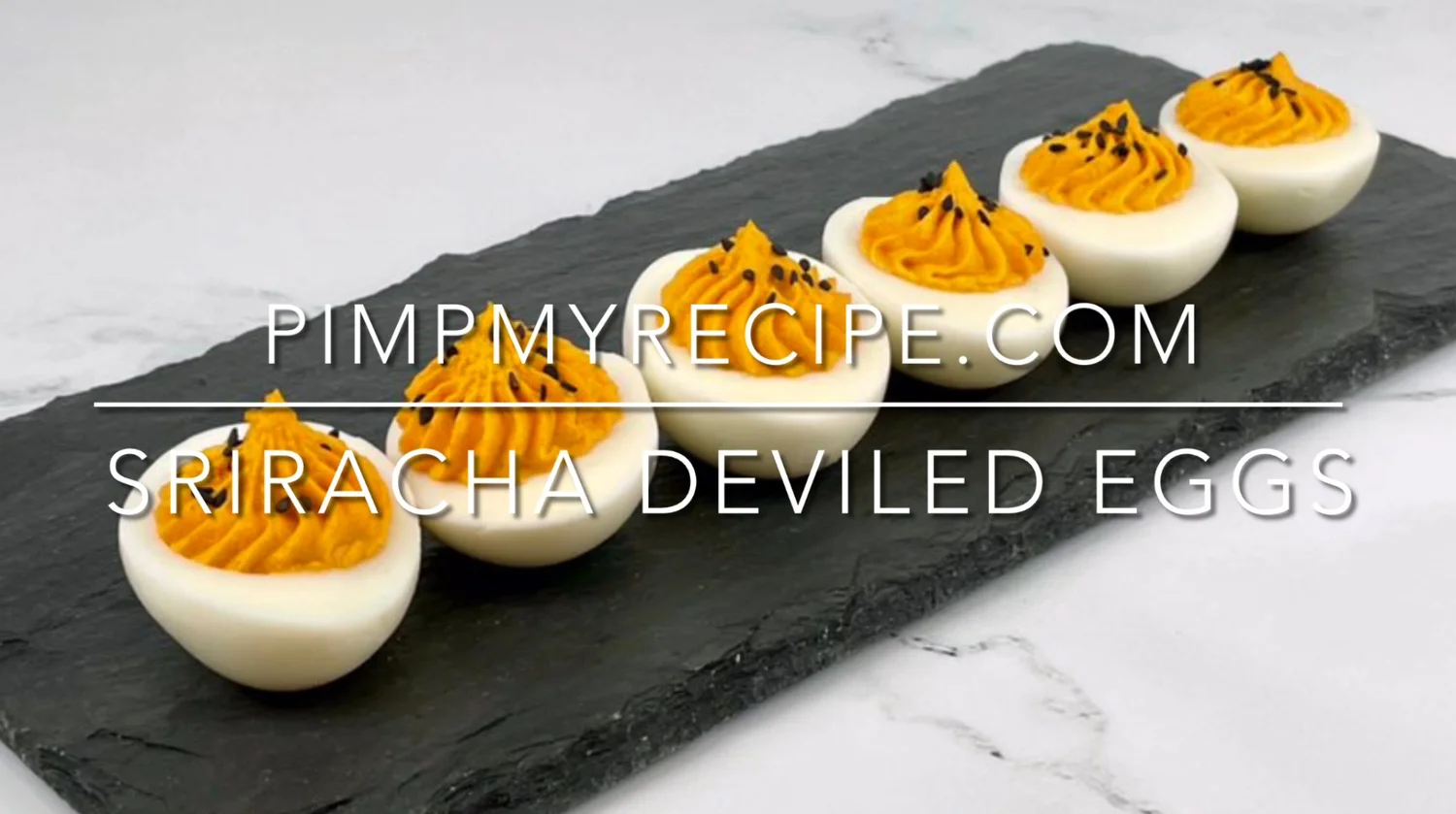 SRIRACHA DEVILED EGGS - Deliciously Spicy & So Easy! — Prep My Recipe