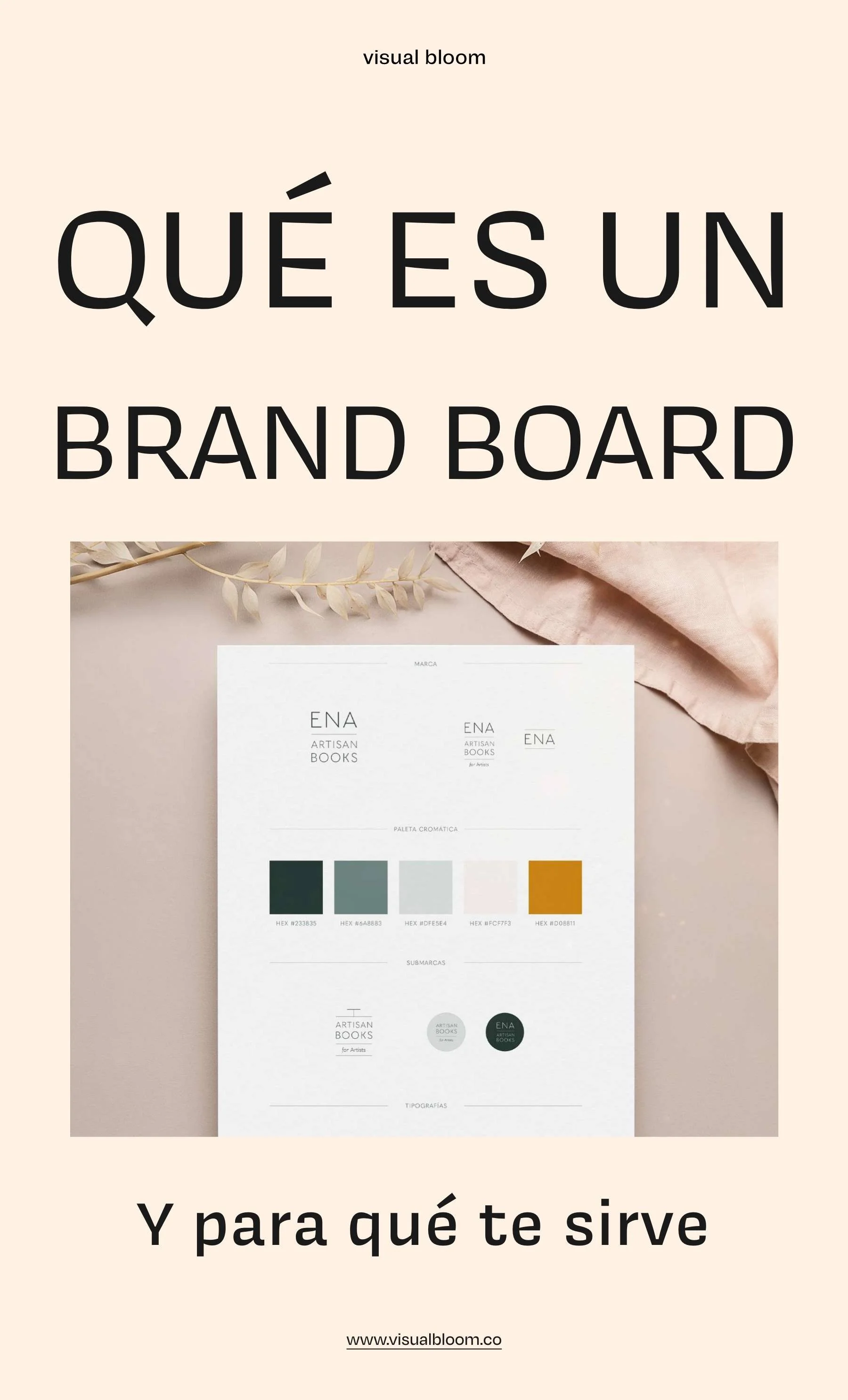 Qué es un Brand Board y para qué te sirve | Visual Bloom | Squarespace ...