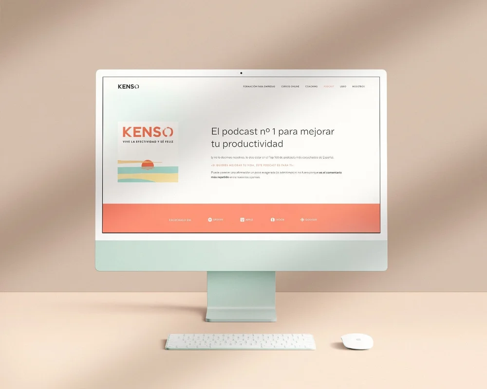 KENSO · Web de productividad | Visual Bloom | Squarespace & Shopify