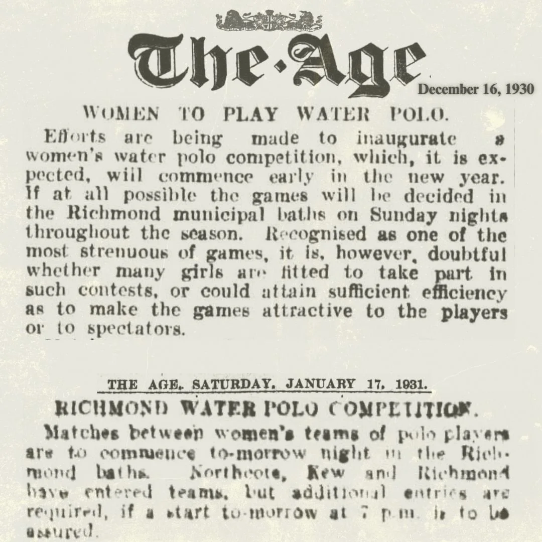 RICHMOND WP | News | WATER POLO HISTORY