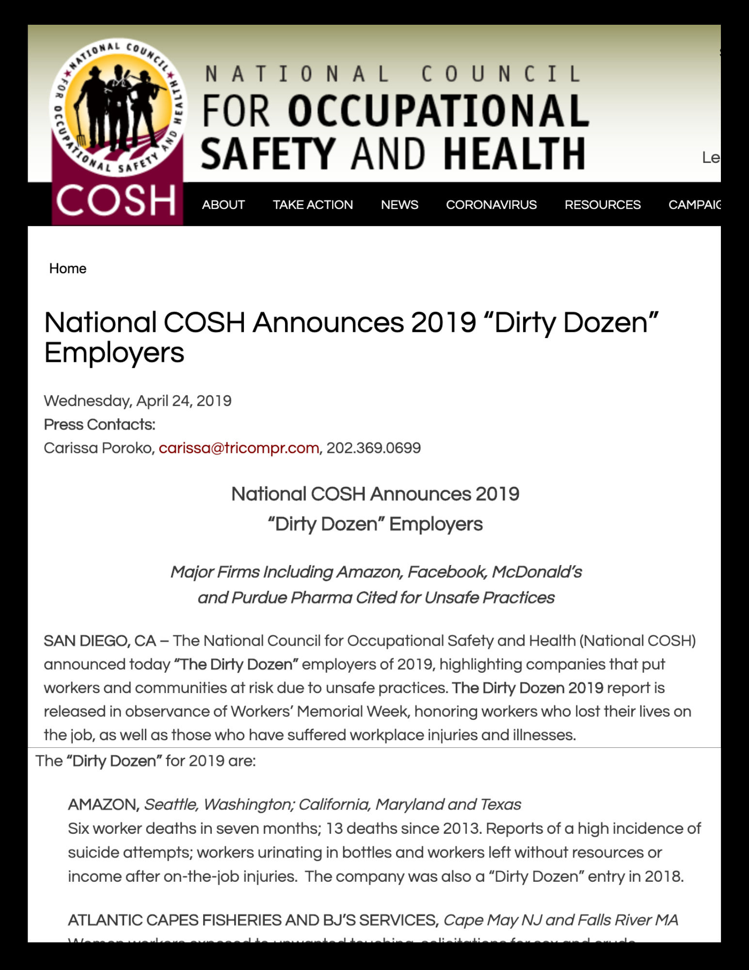 Amazon's Working Conditions Are Not Safe — BAmazonUnion