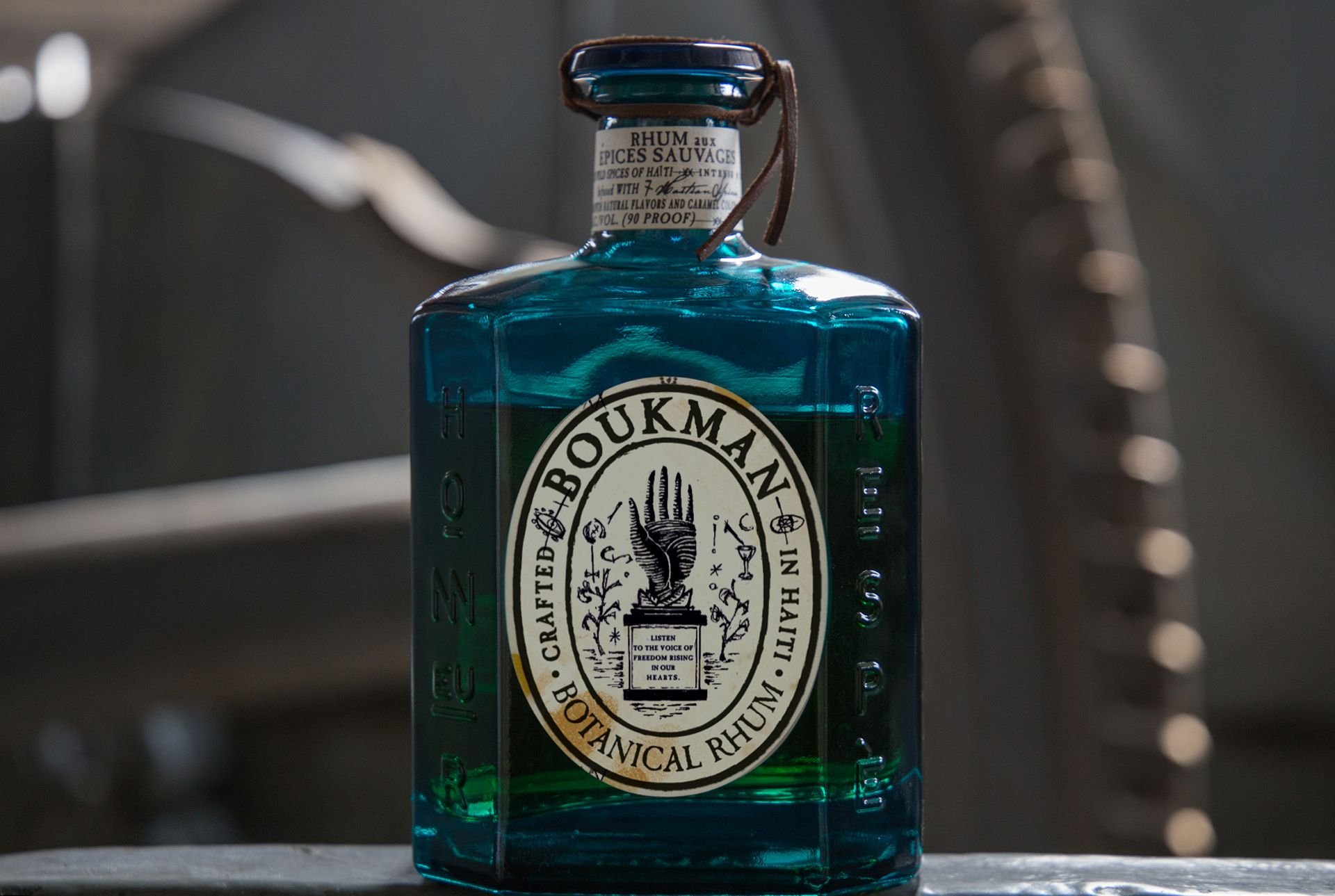 Boukman Botanical Rhum, a dry, infused craft rum from Haiti