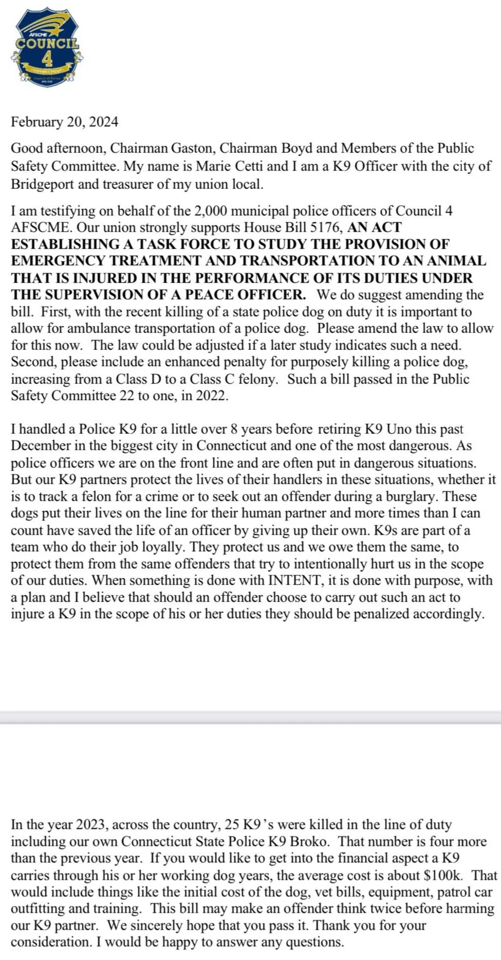 Bridgeport Police Union Local 1159