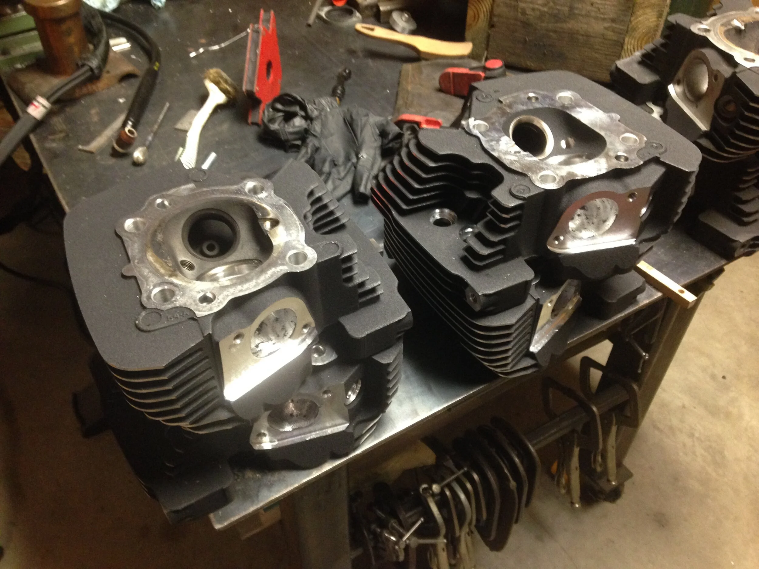 Harley-Davidson Cylinder head porting, CNC porting, high velocity cylinder heads, high flow ...