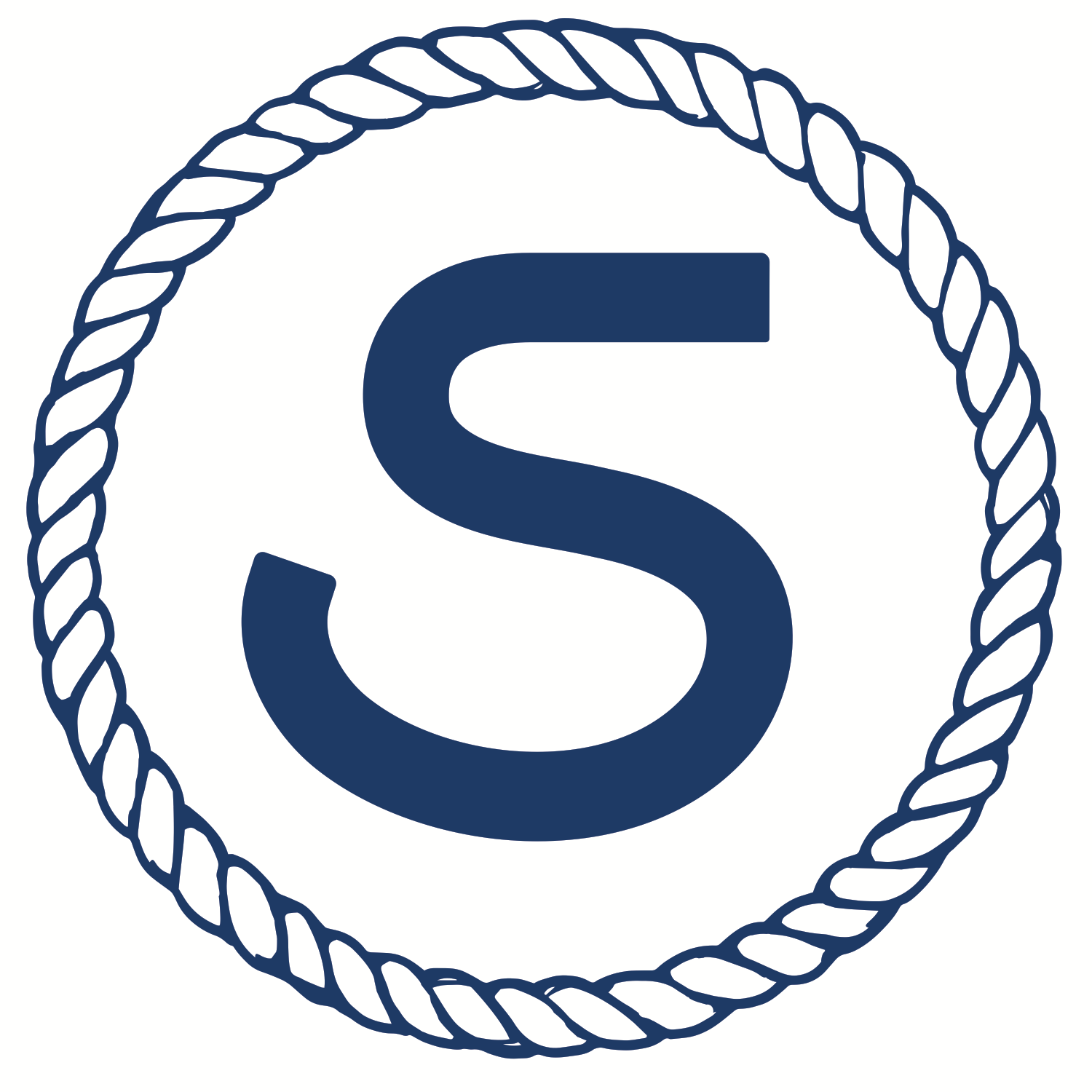 Blue S Logo With Wreath