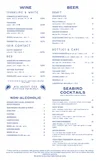 Menu — Seabird