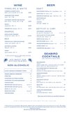 Menu — Seabird