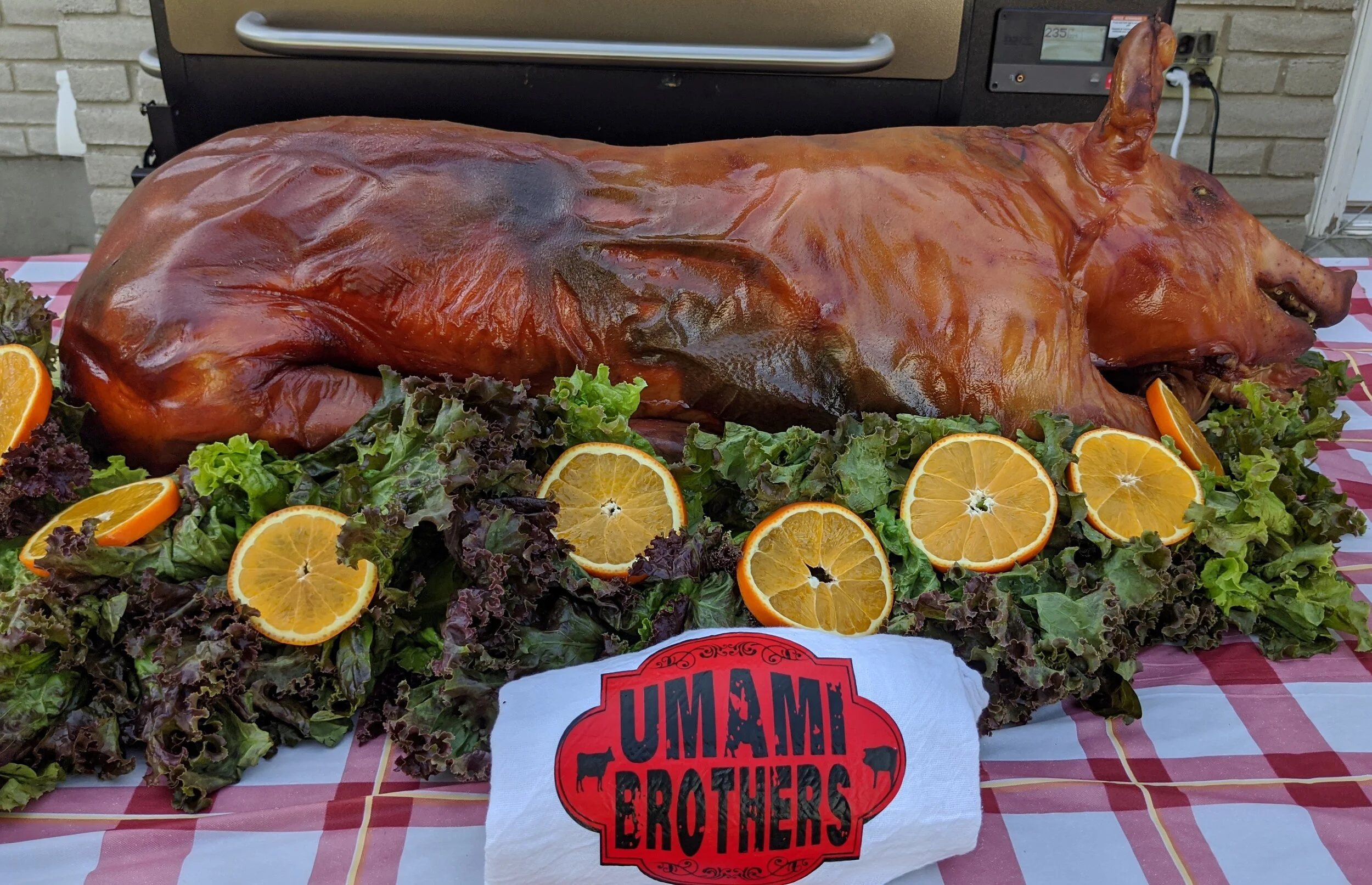 Smoking Whole Pig On Grill