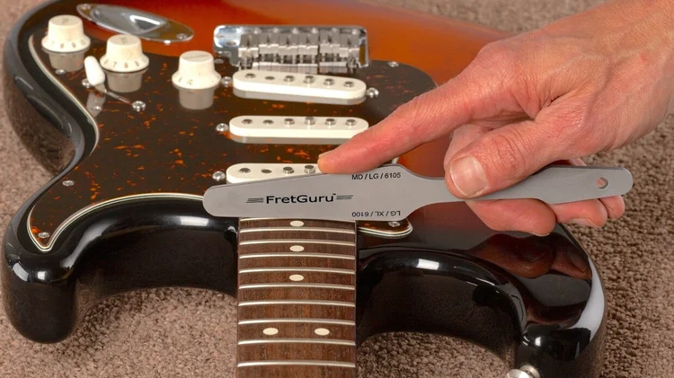 How to Crown Guitar Frets with a FretGuru Dagger 2.0 Fret Crowning File ...