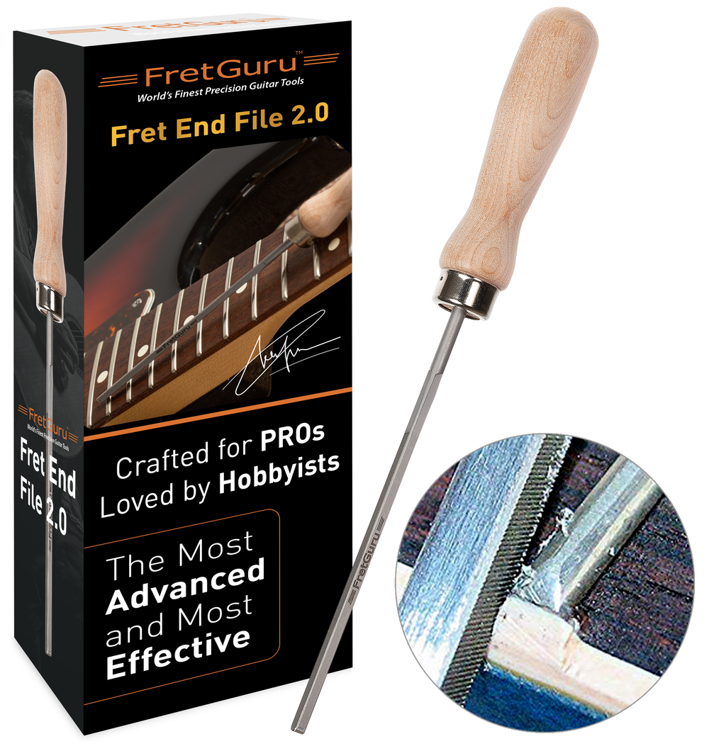 FretGuru Diamond Dagger 2.0 | Advanced Guitar Fret Crowning File ...