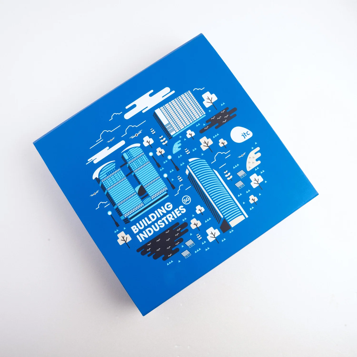 Custom Packaging — Singapore Blue
