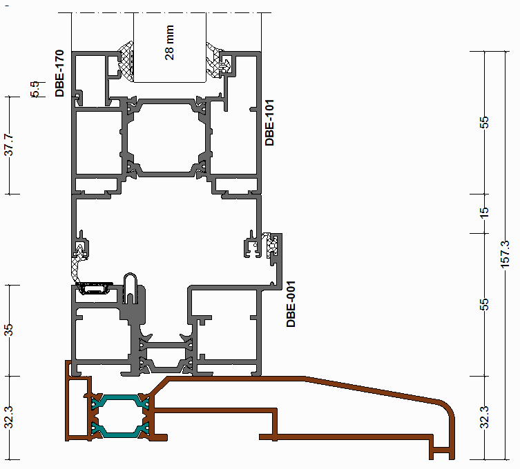 Bifold Cills, Thresholds & Frame Profile | External Doors Online