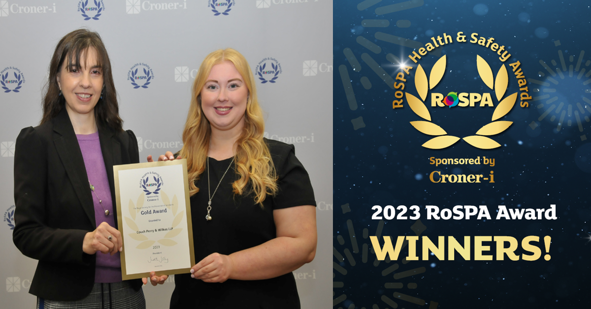 CPW are RoSPA gold winners — CPW