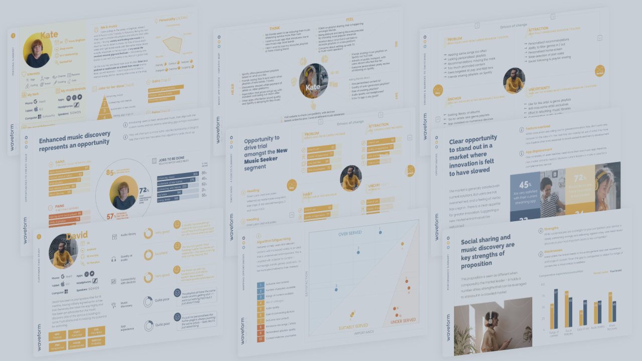 Insight Personas & Journey Map Research — Waveform Insight