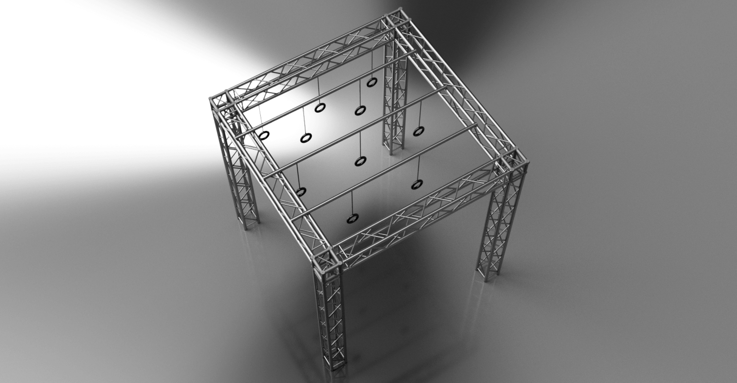 The Floating Bridges - A Hanging Ninja Warrior Obstacle
