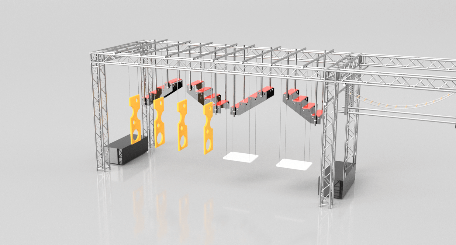 The Intermediate Ninja Warrior Obstacle Course Package