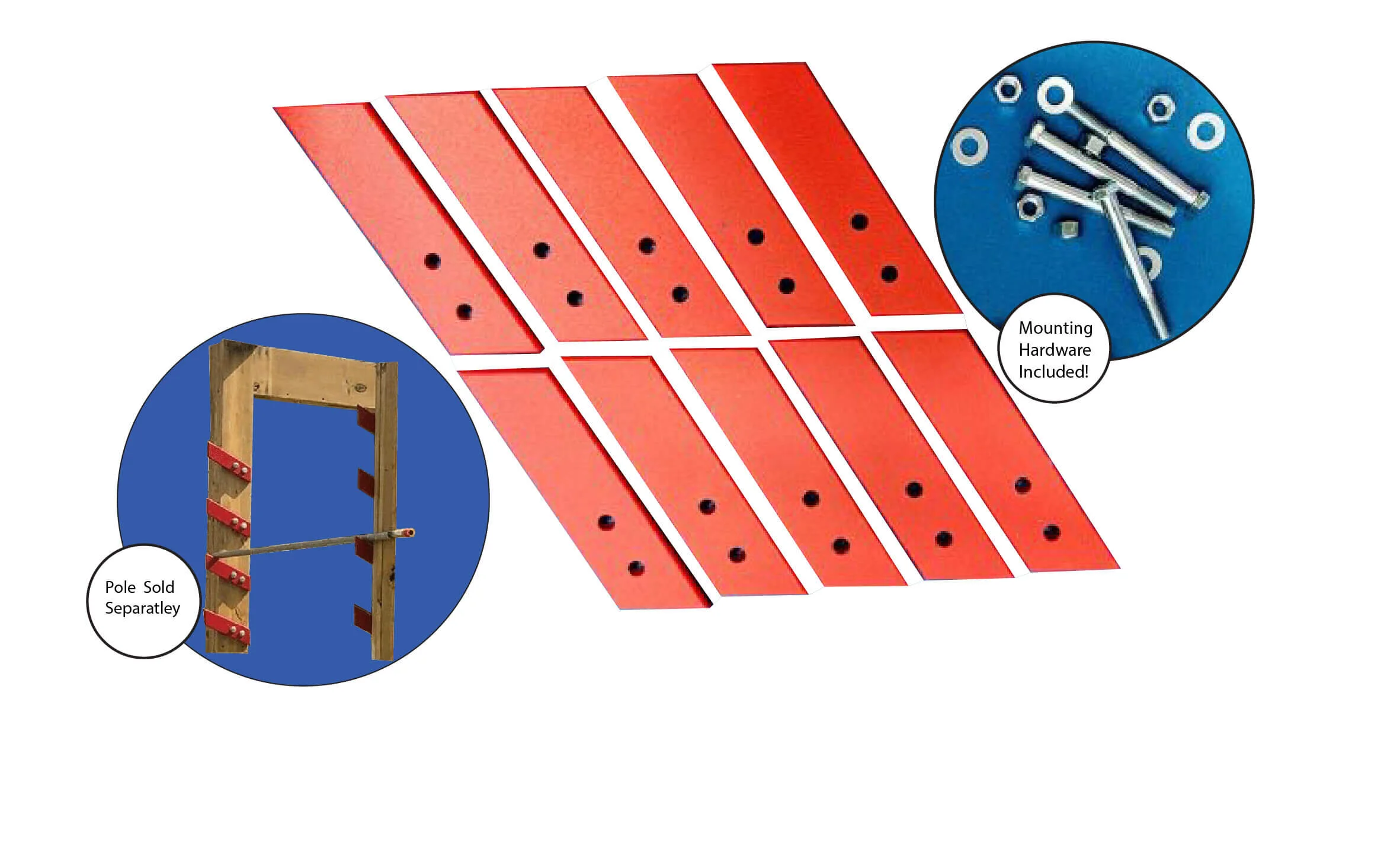 Replacement Salmon Ladder Rungs - Ninja Warrior Obstacle